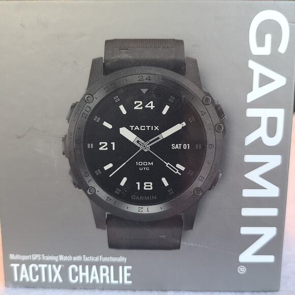 garmin | Accessories | Garmin Tactix Charlie Sapphire Black Gps Watch ...